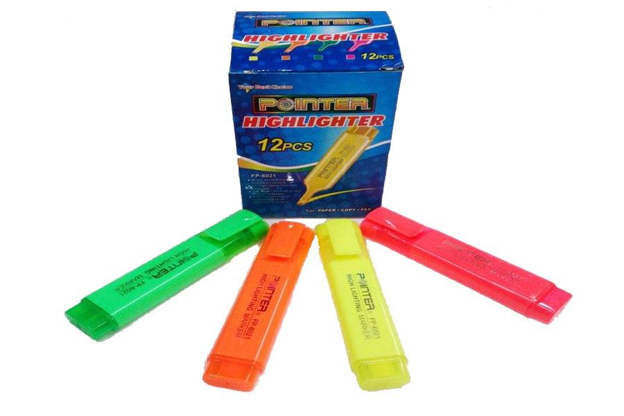 Resaltador Plano Pointer - Marcadores - Productos para papelería en ...